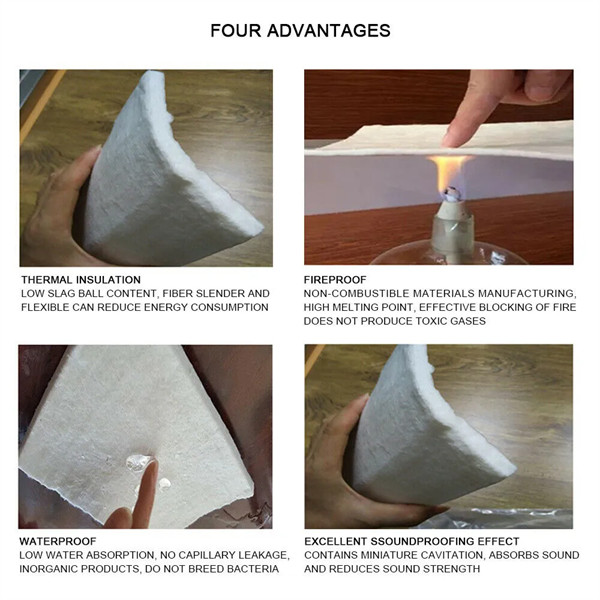 New Energy Vehicles EV Battery Thermal Runaway Ceramic Fiber Aerogel Felt